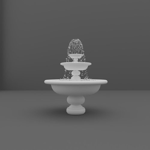 Fountain 3D model | CGTrader
