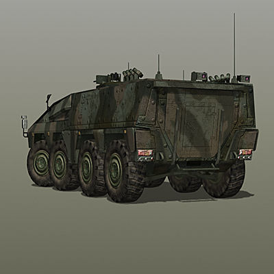 3D model GTK Boxer with interior VR / AR / low-poly | CGTrader