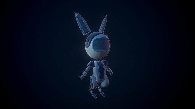3D model Robot Bunny RoboBunny VR / AR / low-poly | CGTrader