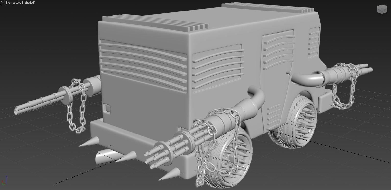 TWISTED METAL VEHICLES BIG PACK OF 4 3D model | CGTrader