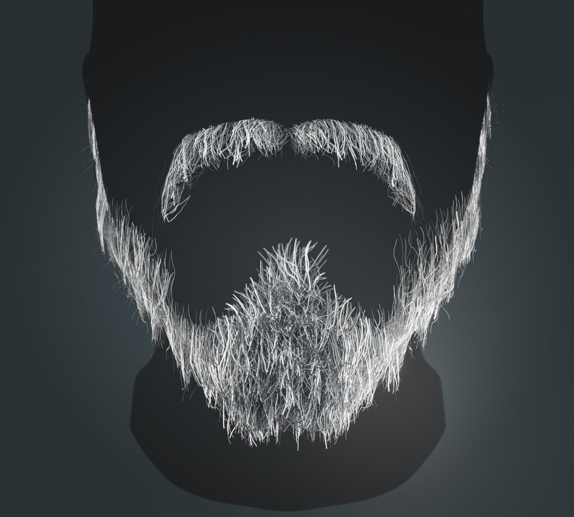 3D model Beard RealTime 9 Version 1 Low Poly VR / AR / low-poly | CGTrader