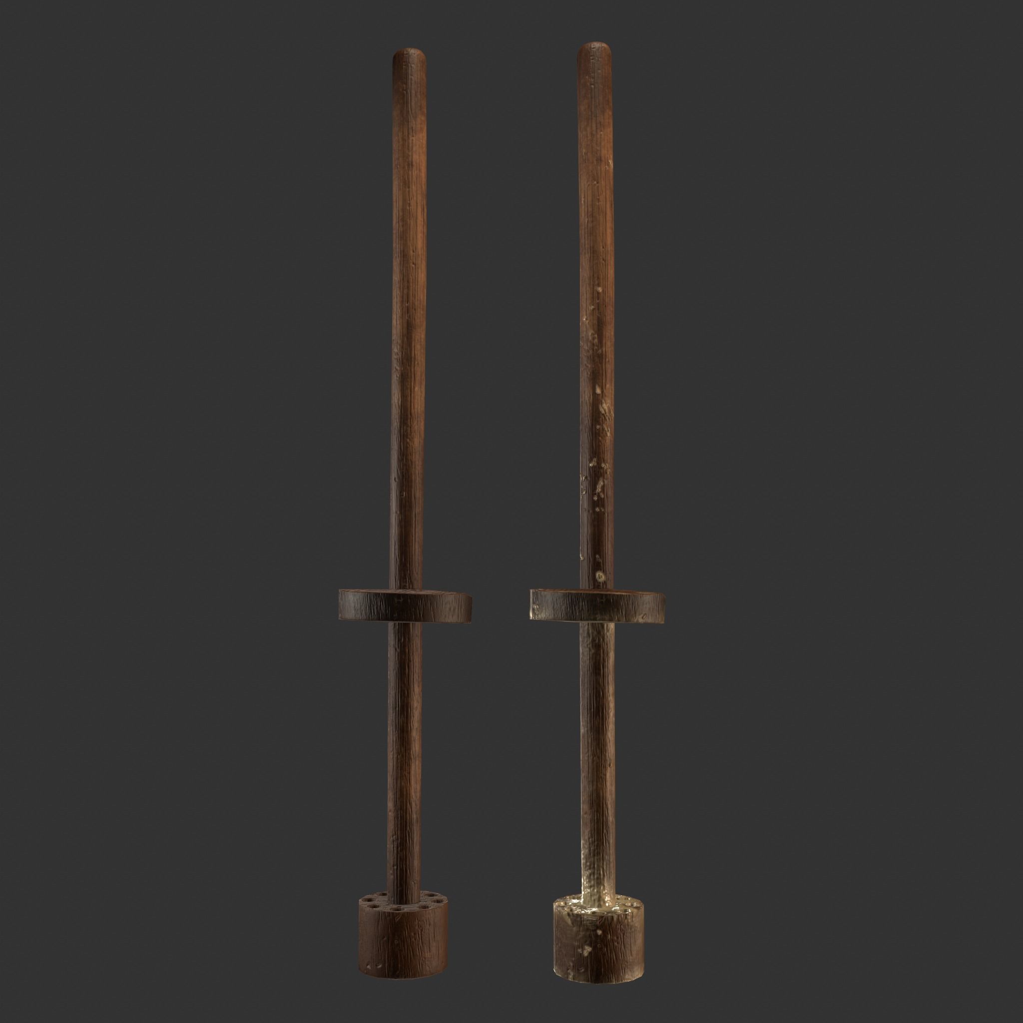 3D model Medieval Butter Churn with Butter VR / AR / low-poly | CGTrader