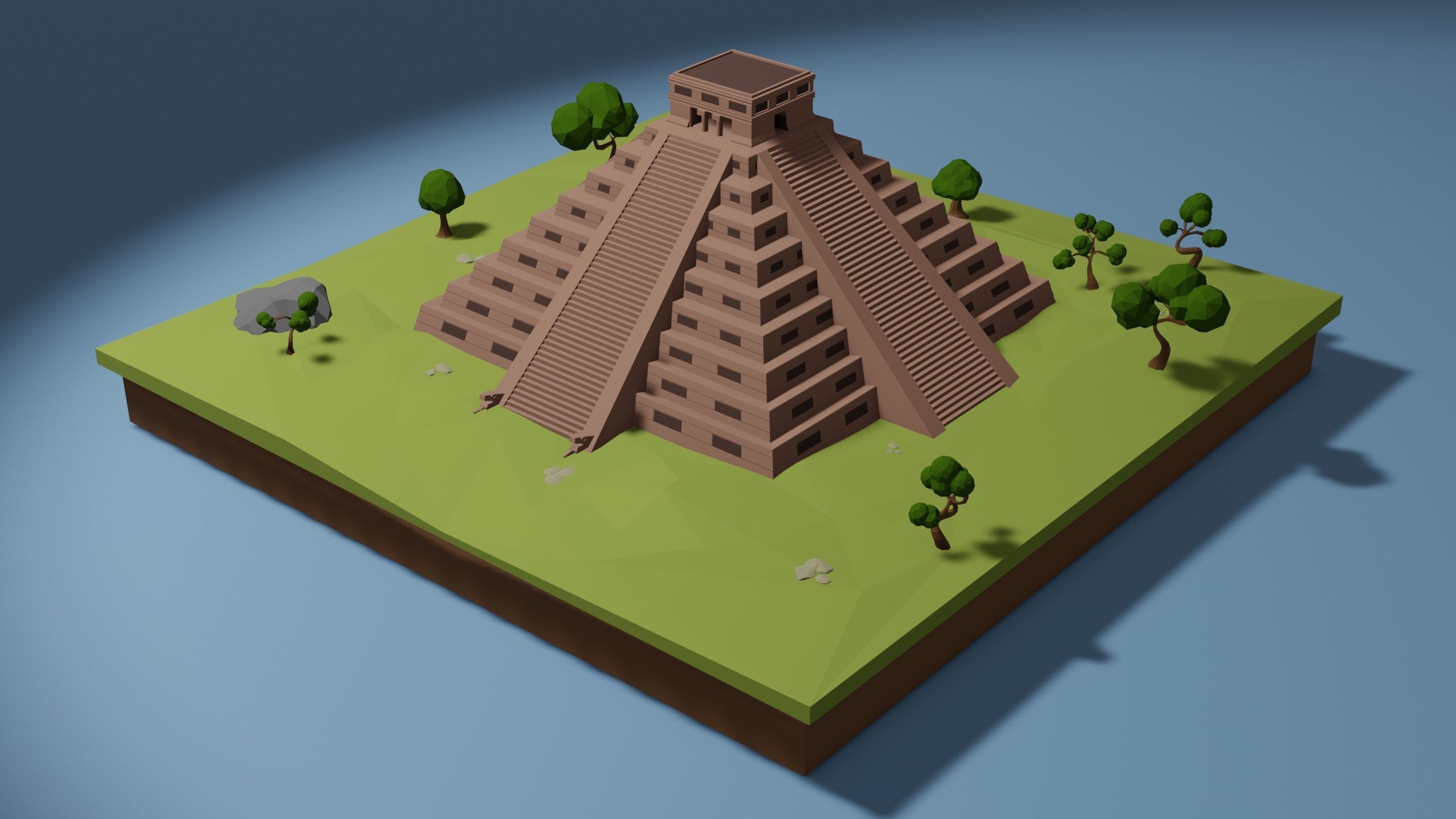 3D model Chichen Itza VR / AR / low-poly | CGTrader
