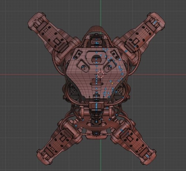 Mech robot leg 3D model | CGTrader