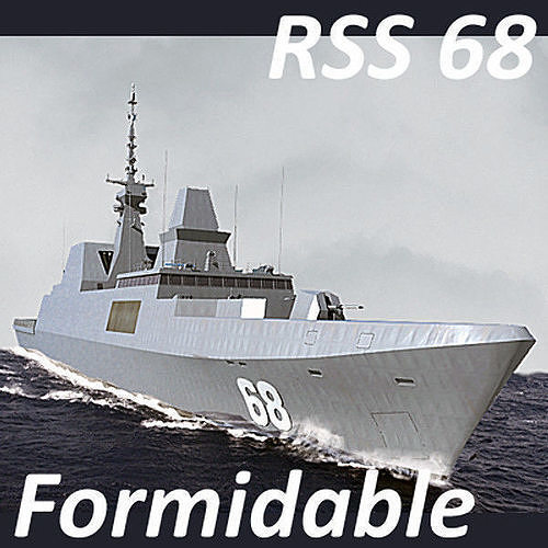 Singapore Navy RSS-68 Formidable Class Frigate 3D model | CGTrader
