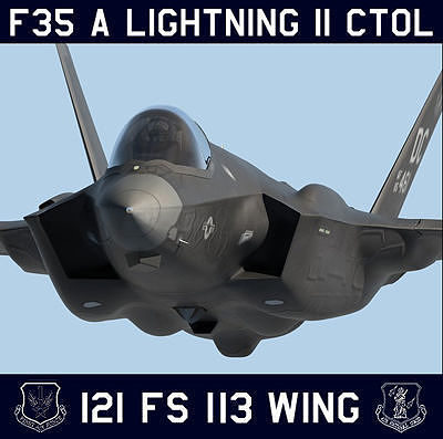 US Air Force CTOL USAF Service Scheme with JHMCS Pilot 3D model | CGTrader