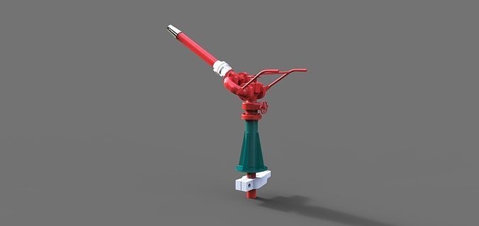 Fire monitor for fireboat of the GDR 3D model 3D printable | CGTrader