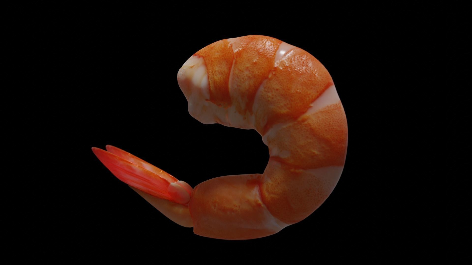 3D model Cooked shrimp VR / AR / low-poly | CGTrader