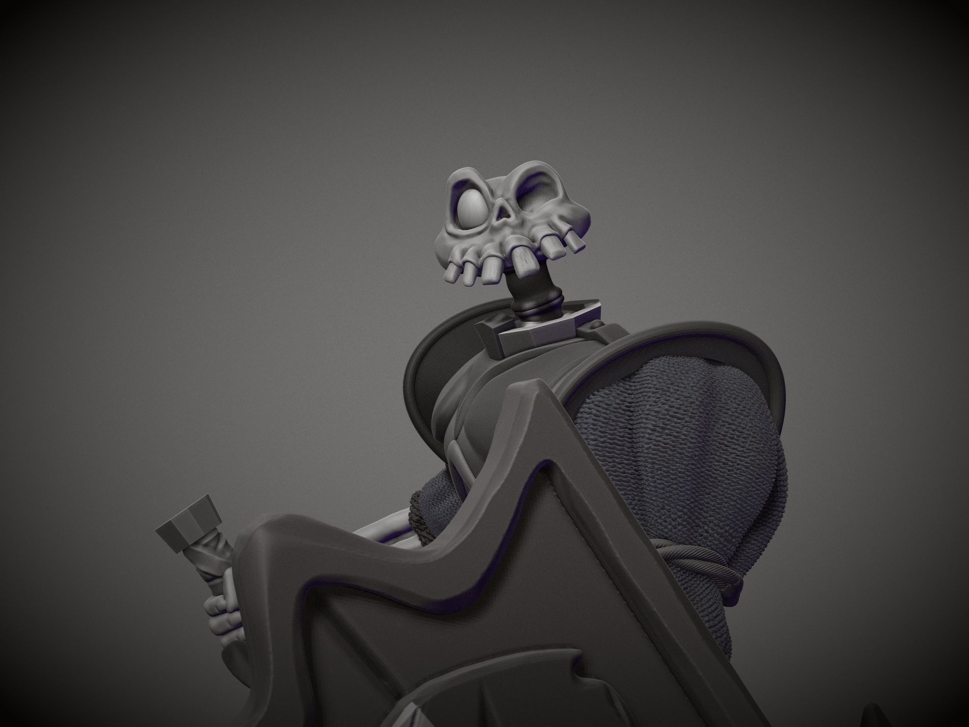 Sir Daniel Fortesque Collectible Statue 3D model 3D printable | CGTrader