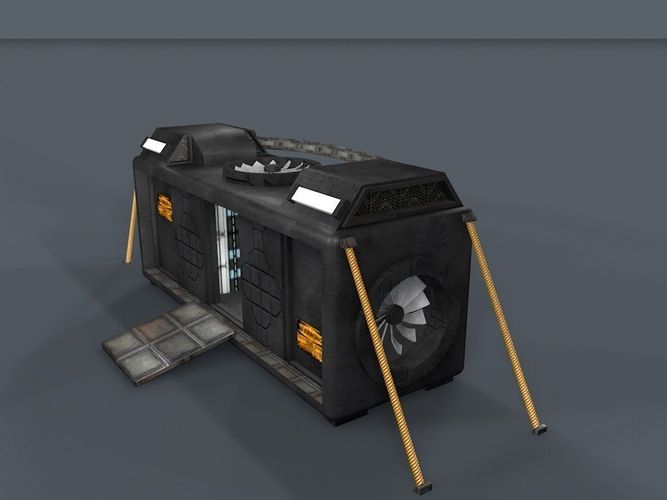 Sci Fi Objects Series - 002 free VR / AR / low-poly 3D model | CGTrader
