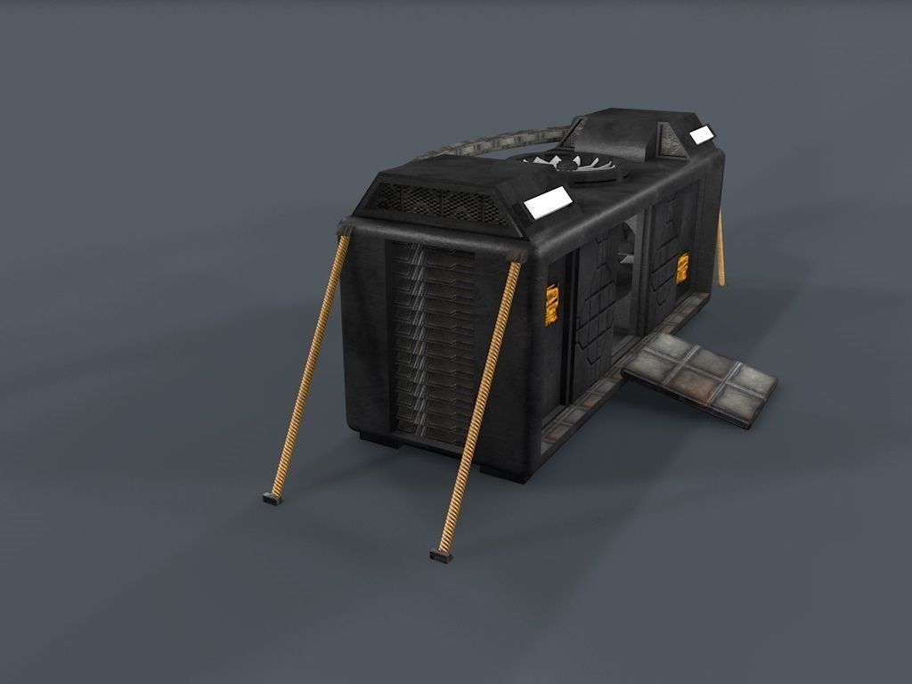 Sci Fi Objects Series - 002 free VR / AR / low-poly 3D model | CGTrader