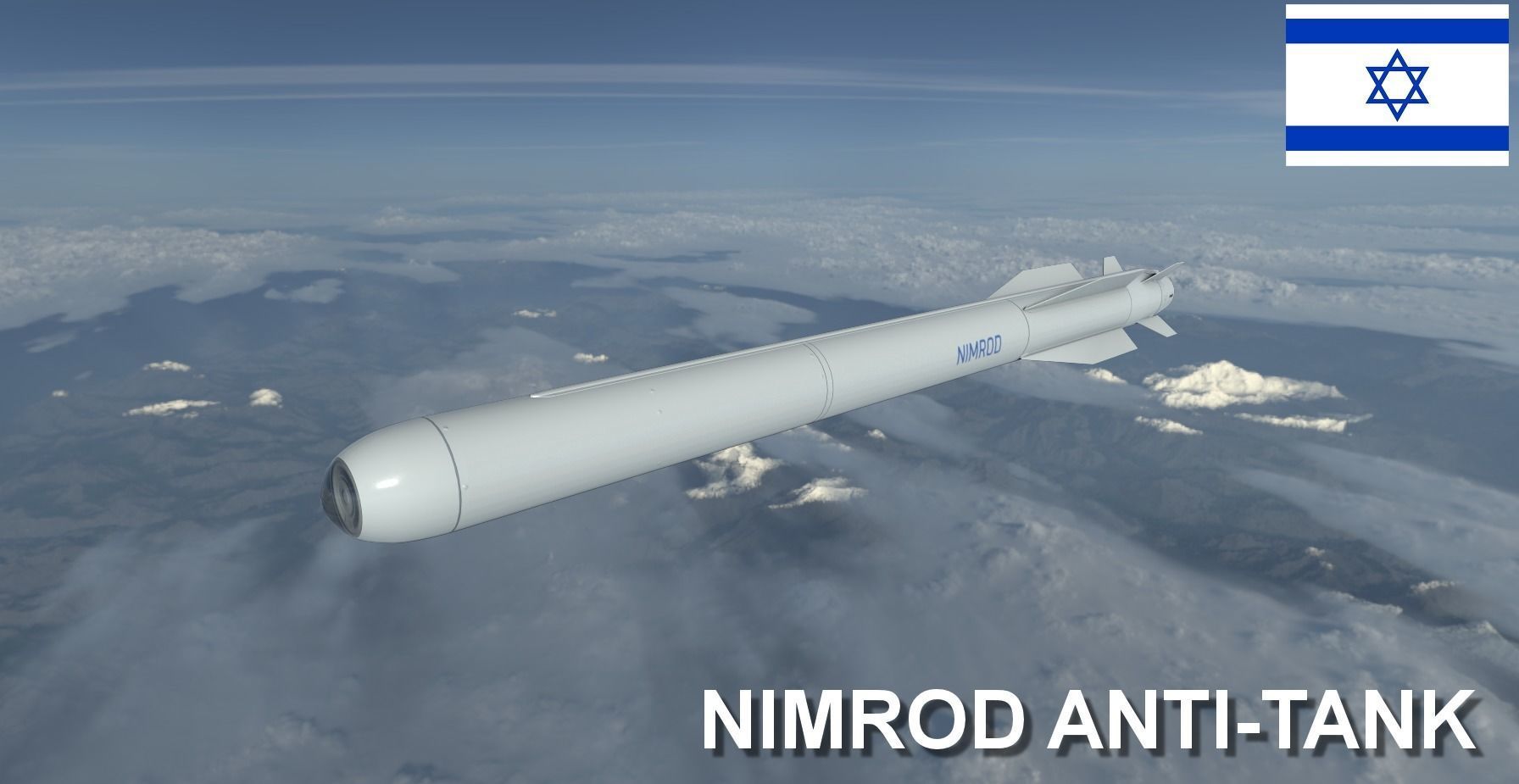 3D model Nimrod Anti Tank Missile VR / AR / low-poly | CGTrader