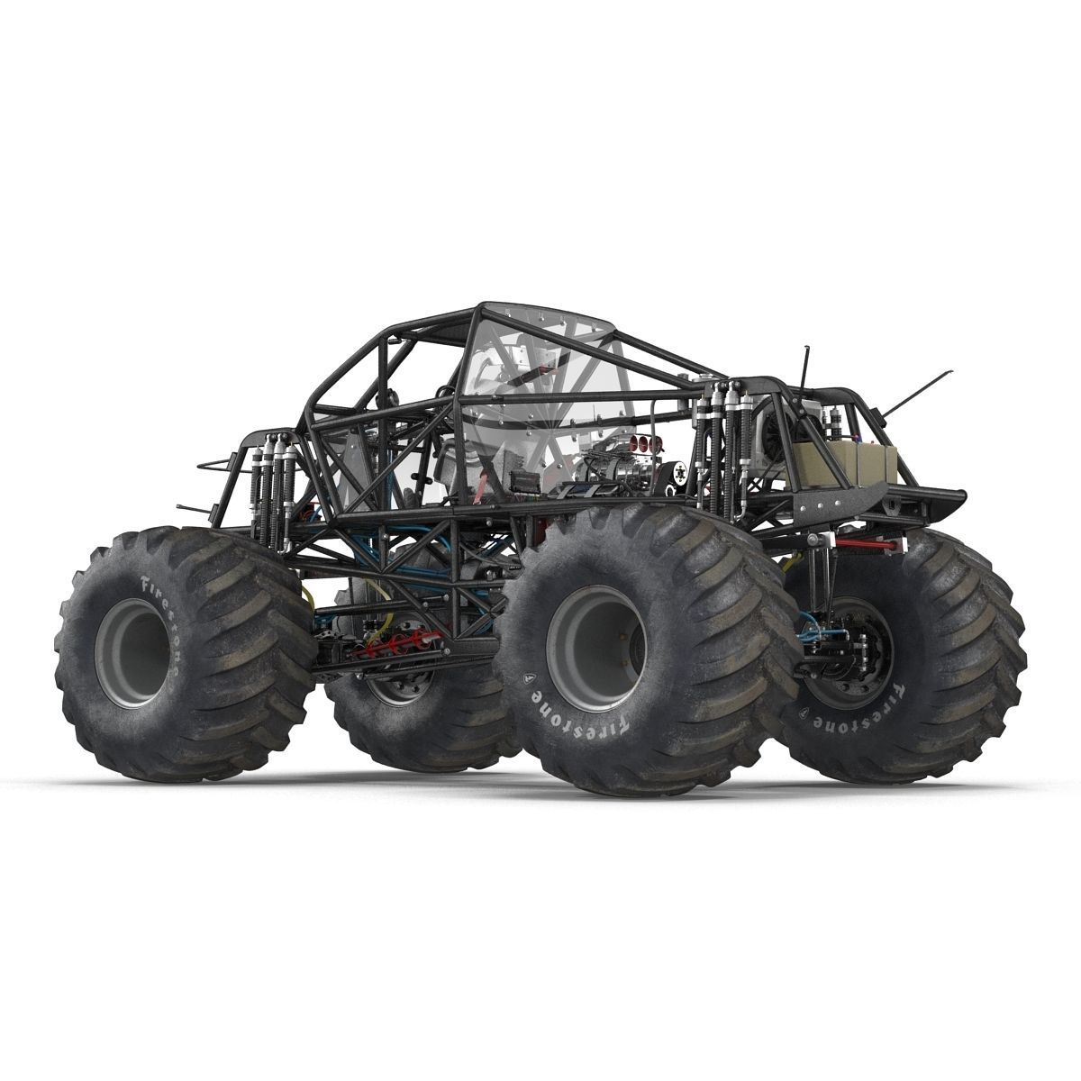 Monster Truck Bigfoot 2 3D model | CGTrader