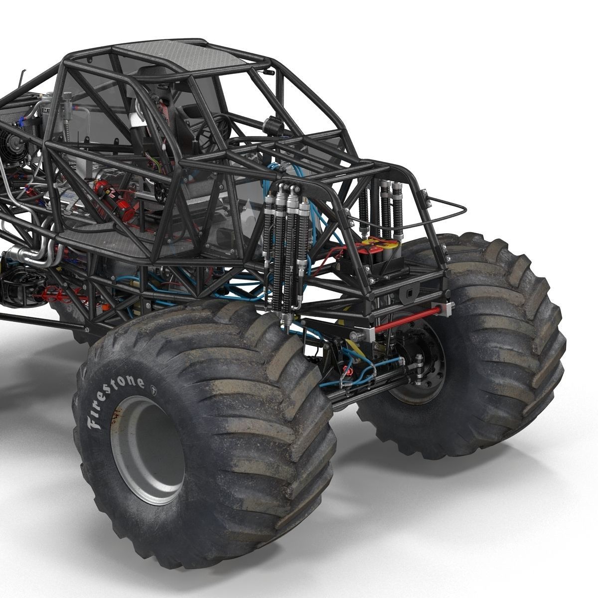 Monster Truck Bigfoot 2 3D model | CGTrader