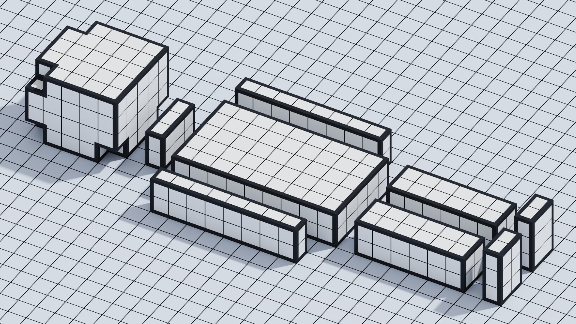 Voxel Human FREE free VR / AR / low-poly 3D model | CGTrader