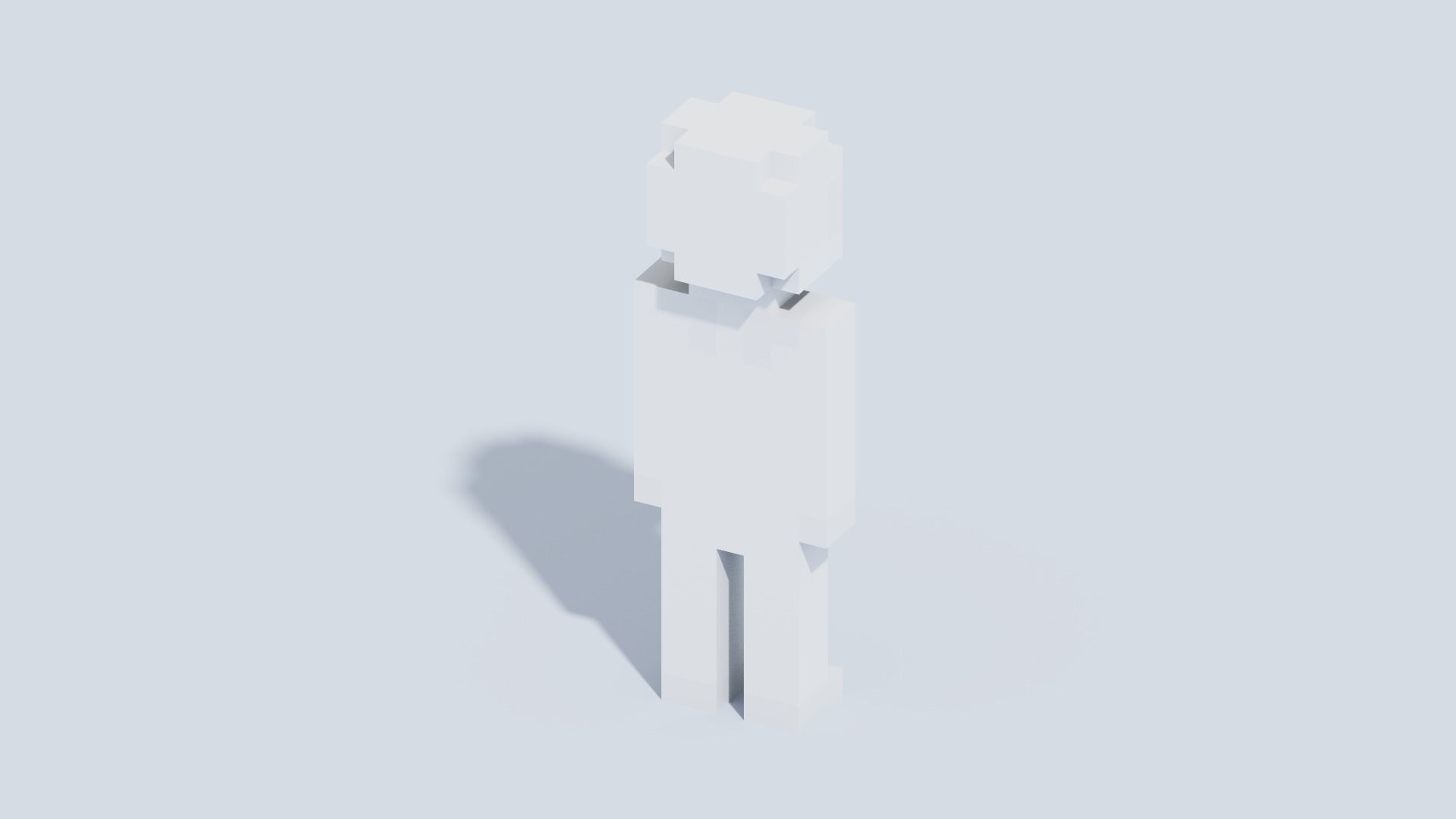Voxel Human FREE free VR / AR / low-poly 3D model | CGTrader