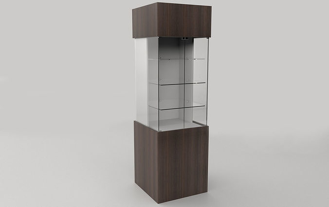 3D model Display Cabinet And Showcase Low-poly 3D model VR / AR / low ...