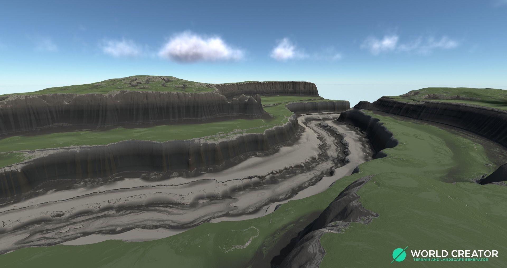 Plateau River 03 3D model | CGTrader