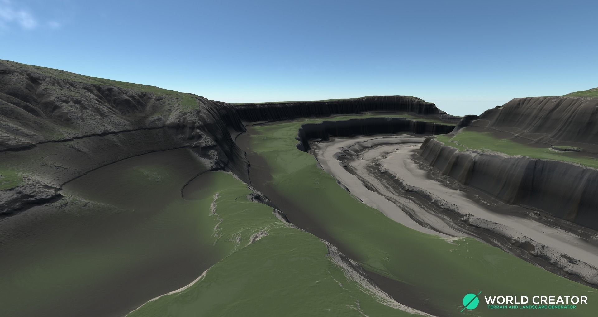 Plateau River 04 3D model | CGTrader
