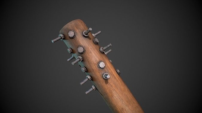 3D model Spiked Baseball Bat Weapon VR / AR / low-poly | CGTrader
