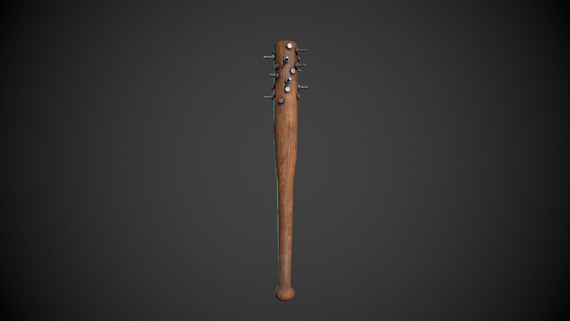 3D model Spiked Baseball Bat Weapon VR / AR / low-poly | CGTrader