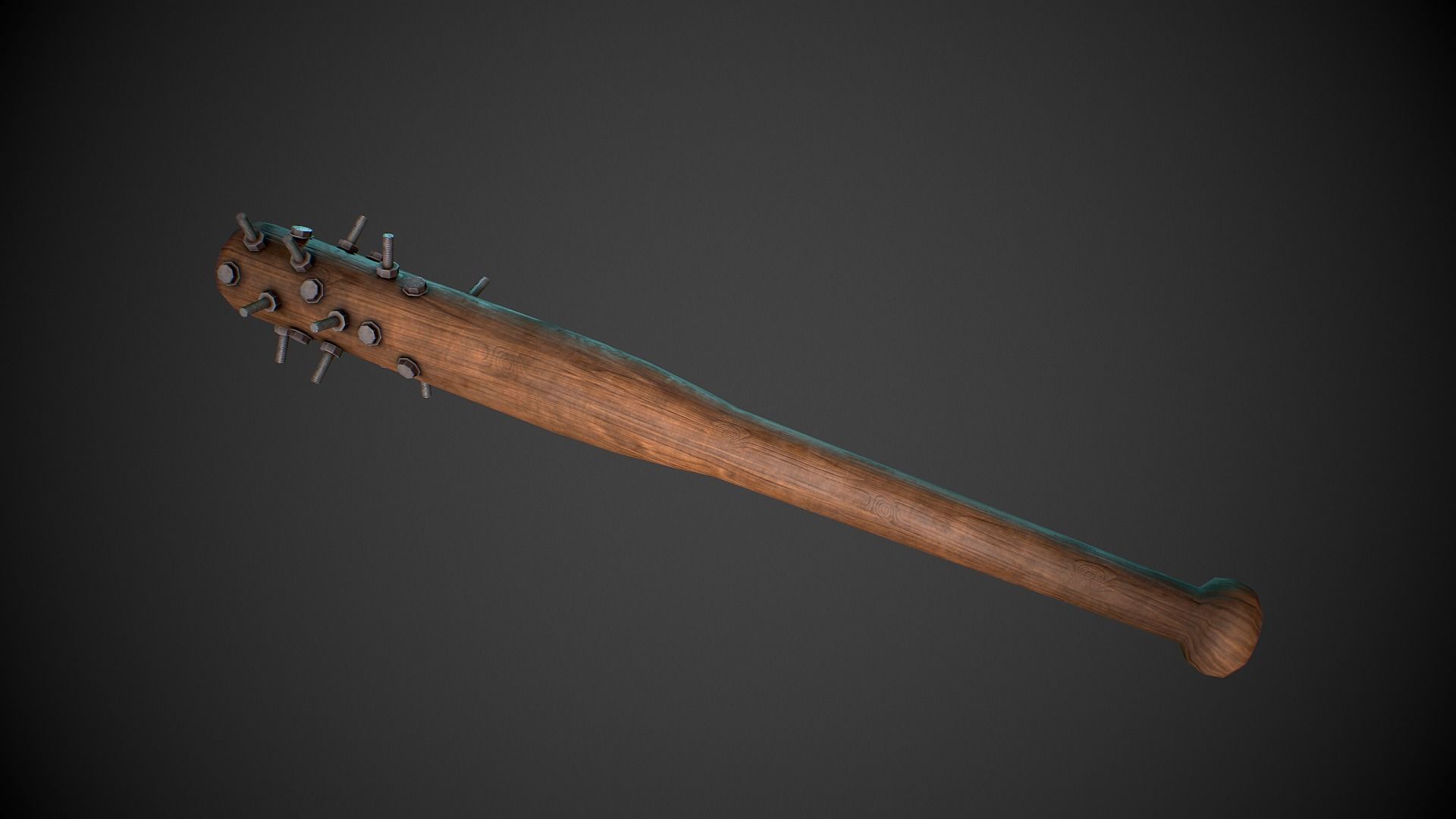 3D model Spiked Baseball Bat Weapon VR / AR / low-poly | CGTrader