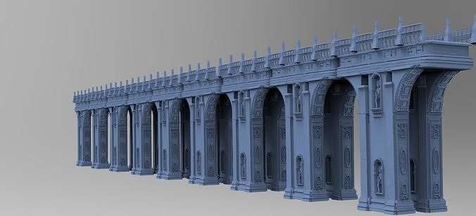Bridge medieval fantasy 3D model | CGTrader