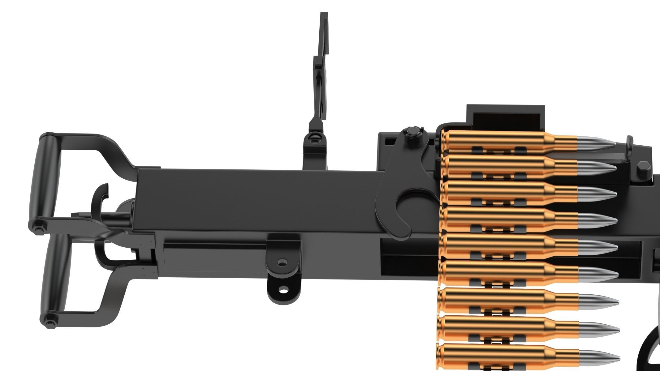 DShK Heavy Machine Gun 3D model | CGTrader