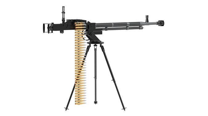DShK Heavy Machine Gun 3D model | CGTrader