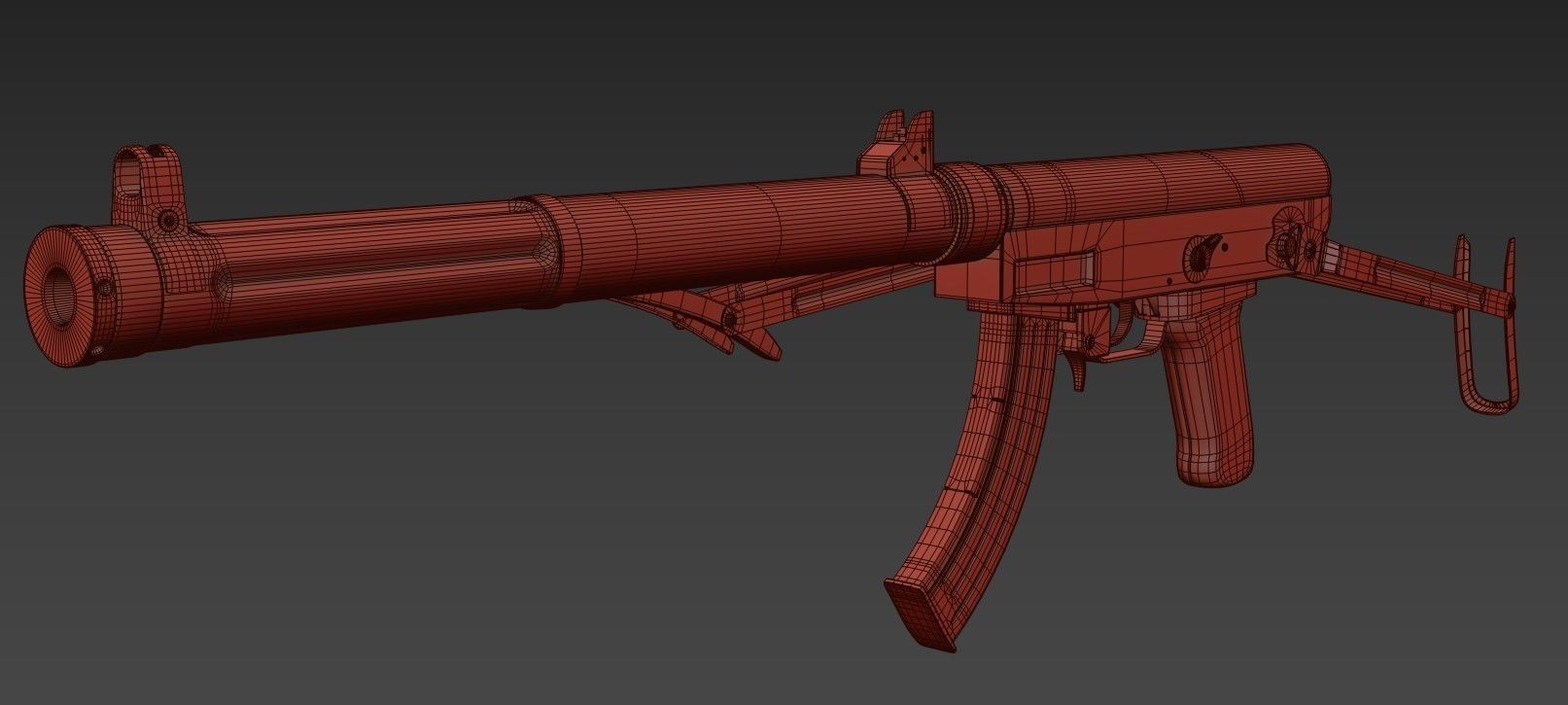 3D model Type 64 SMG VR / AR / low-poly | CGTrader