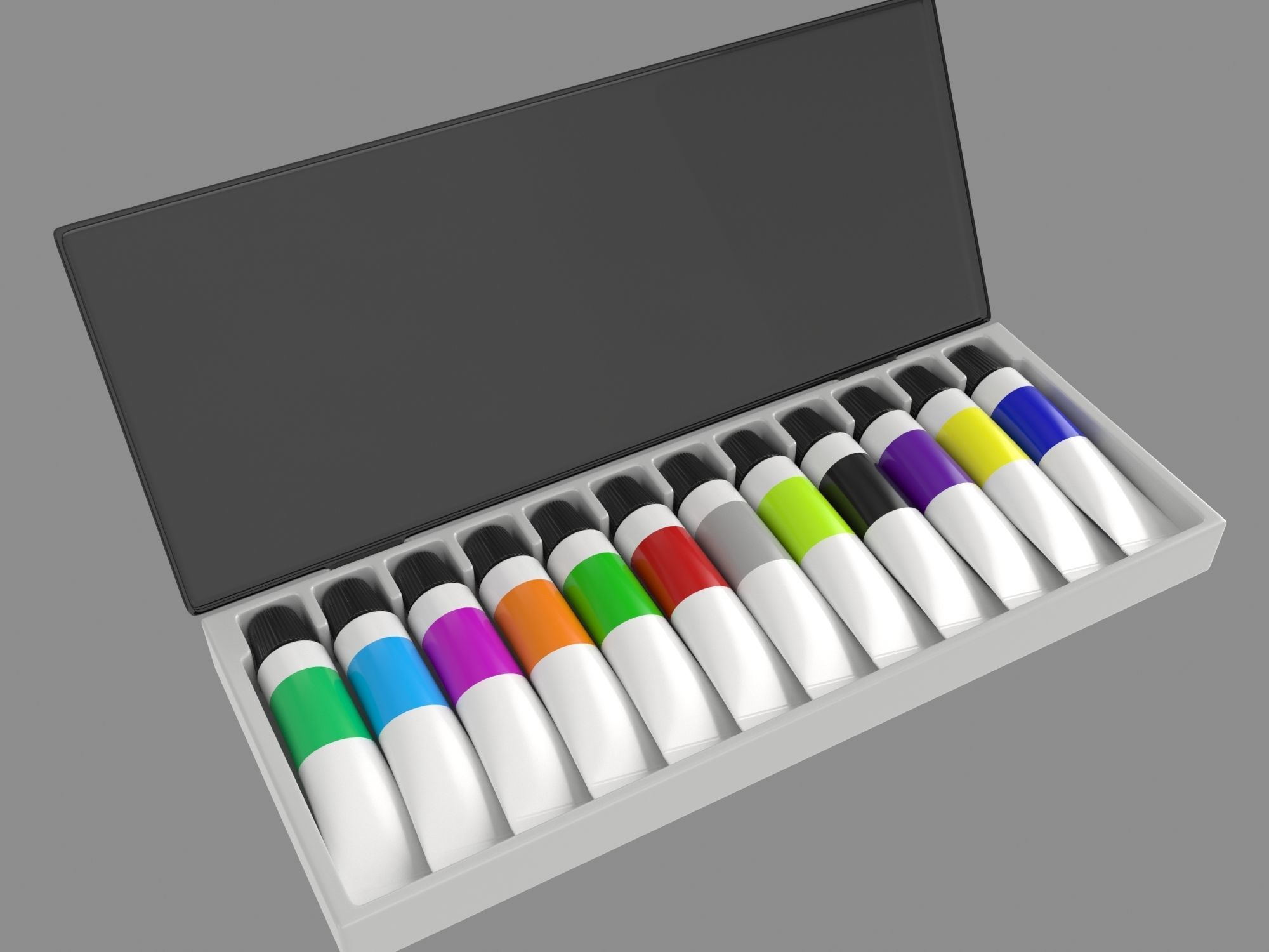 Color Tube 3D | CGTrader