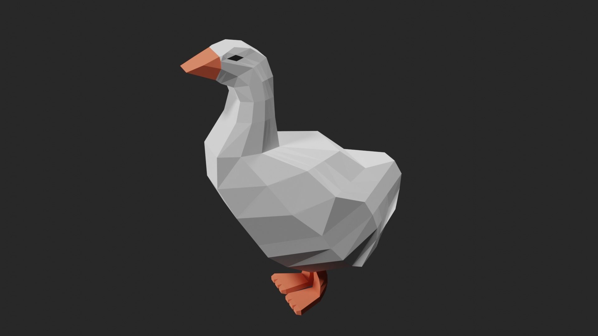 3D model Lowpoly Goose VR / AR / low-poly | CGTrader