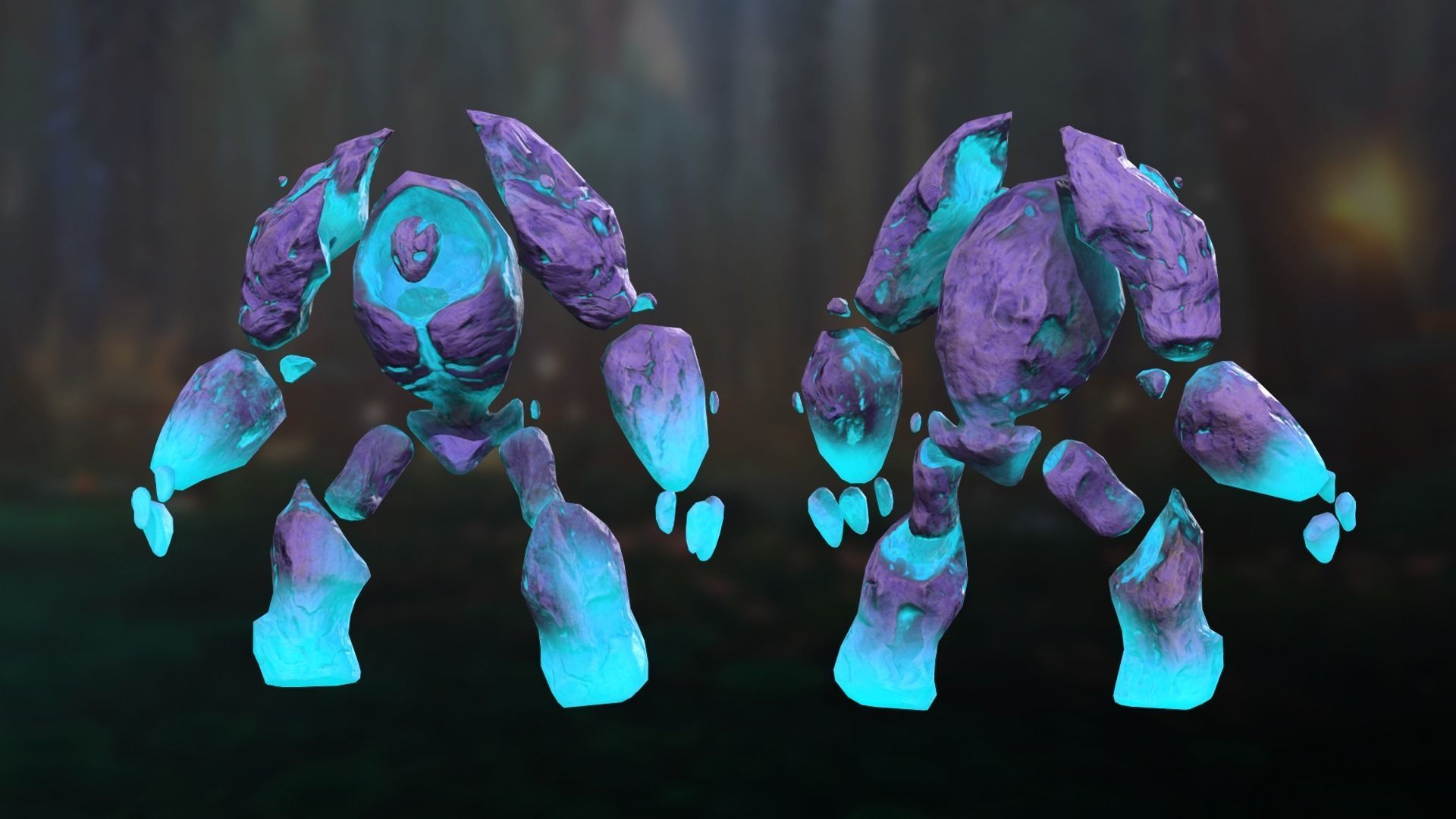 3D model Golem infernal VR / AR / low-poly | CGTrader