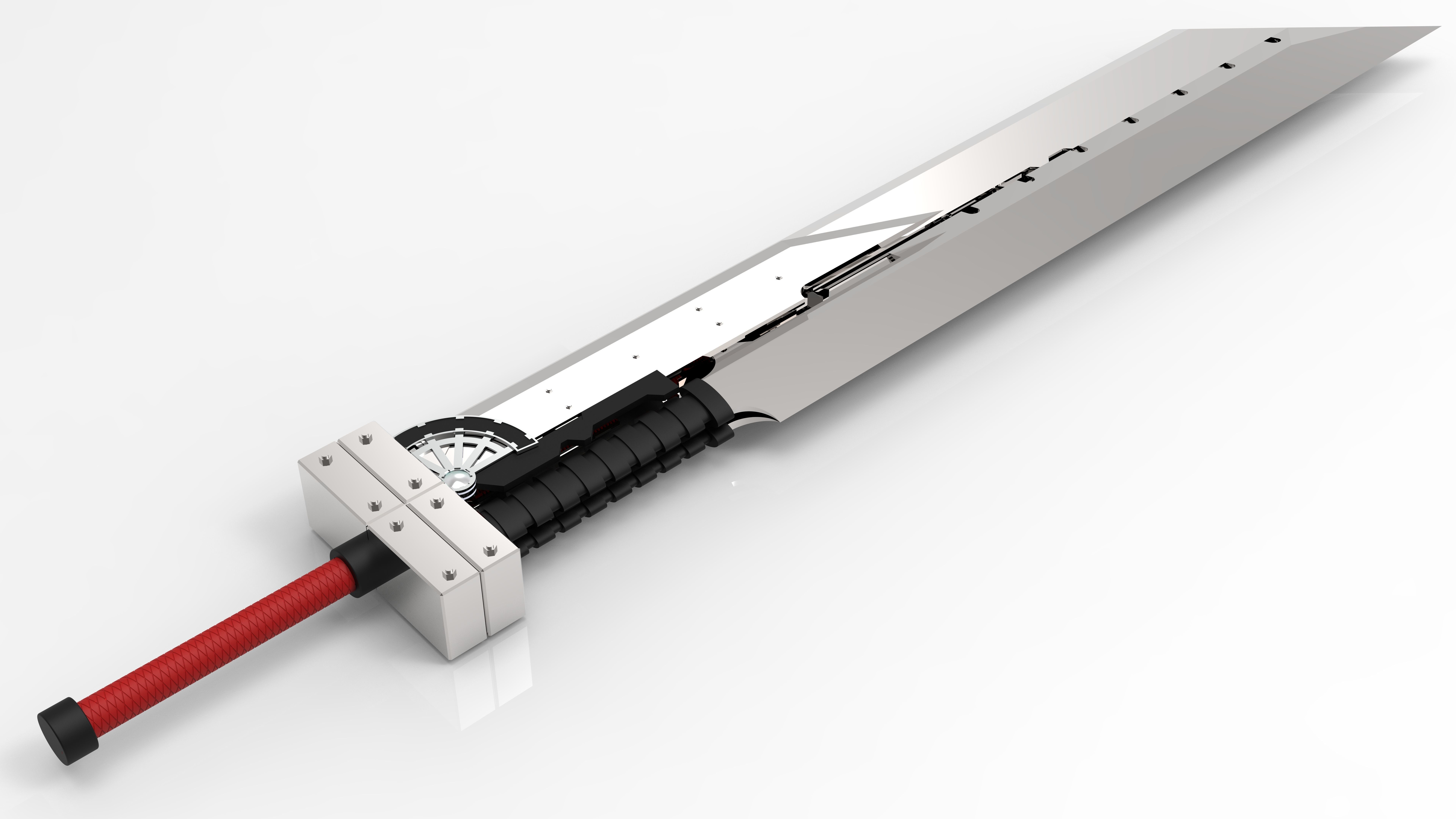 Clouds Fusion Sword 3D model animated | CGTrader