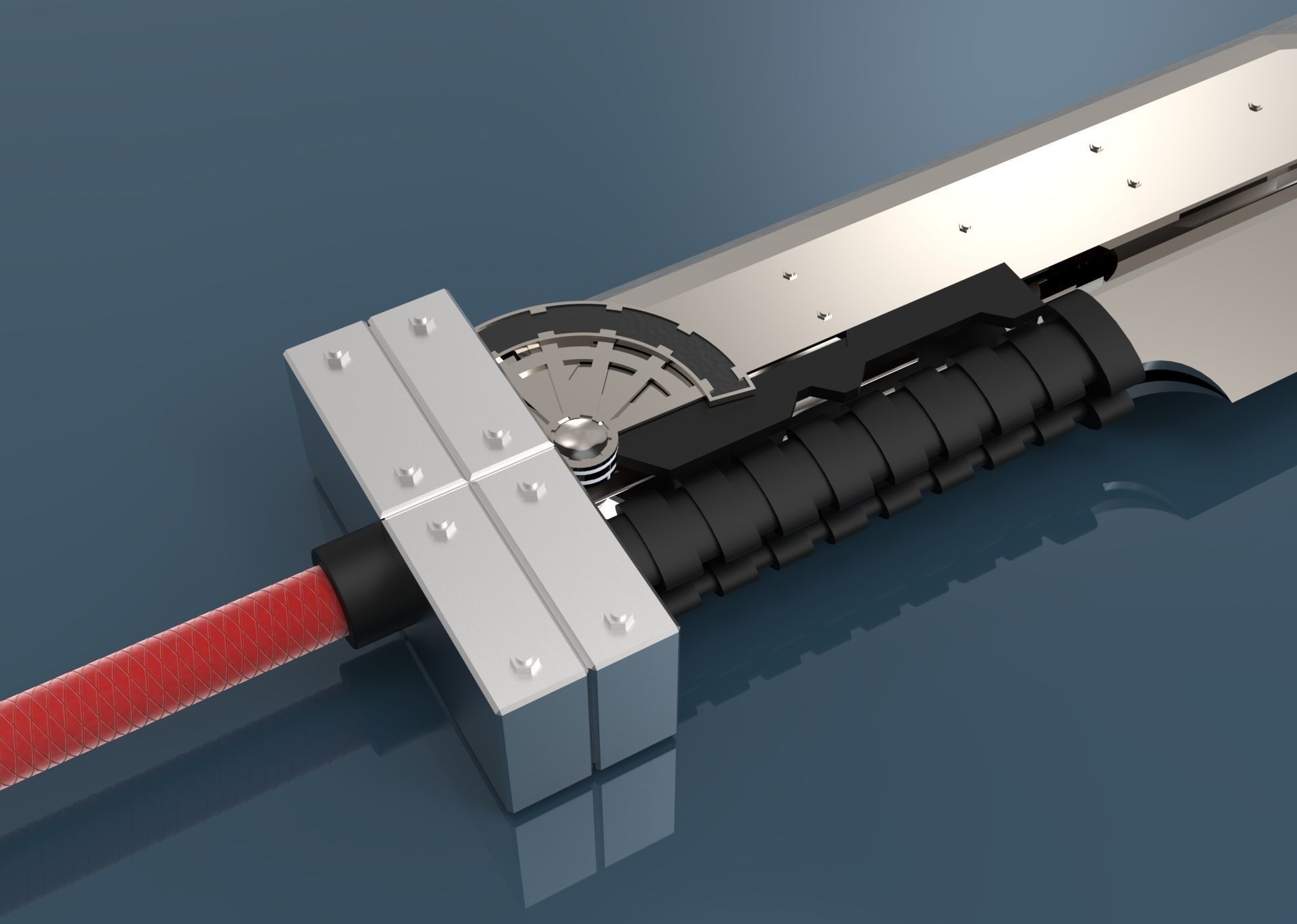 Clouds Fusion Sword 3D model animated | CGTrader