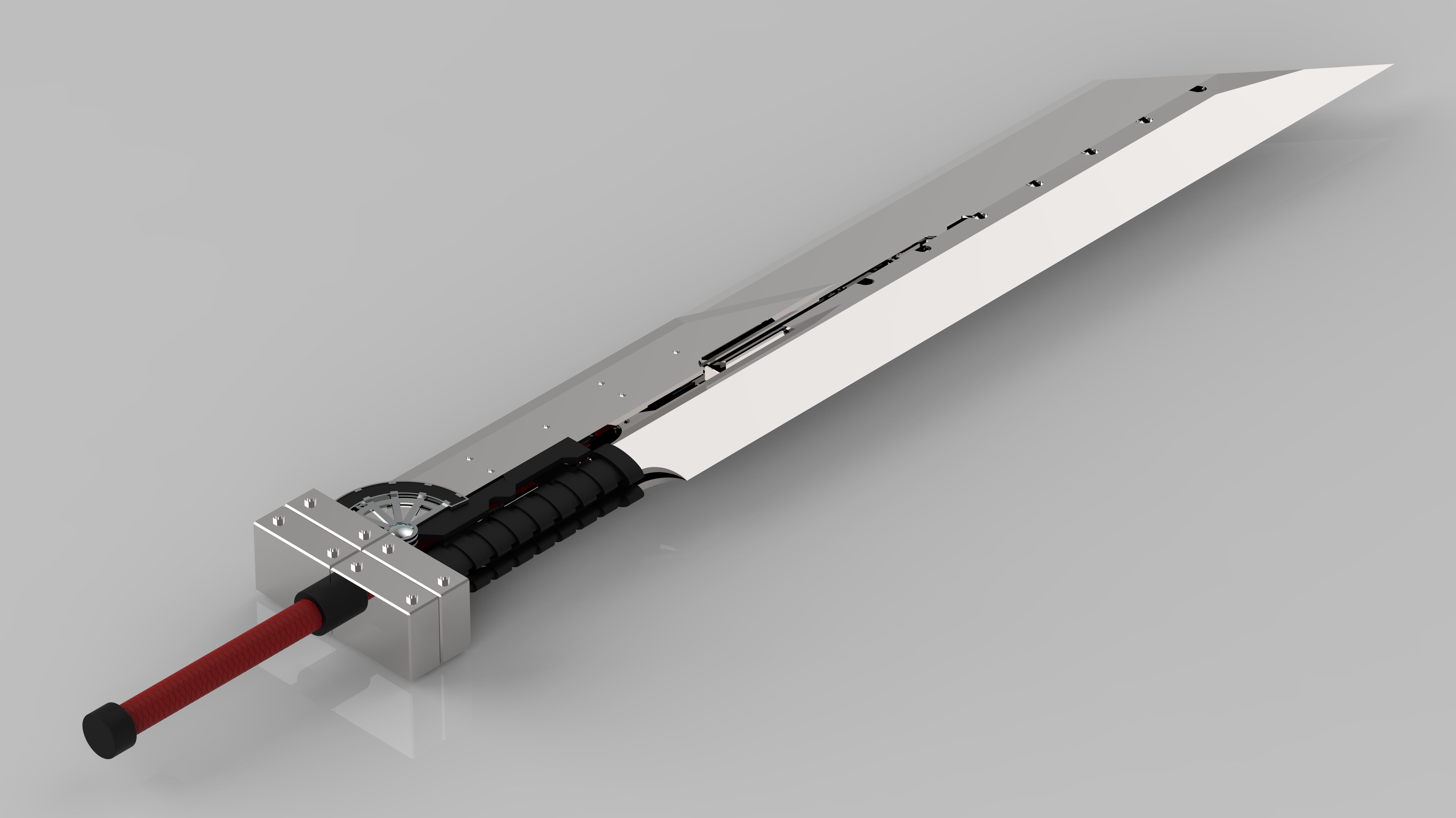 Clouds Fusion Sword 3D model animated | CGTrader