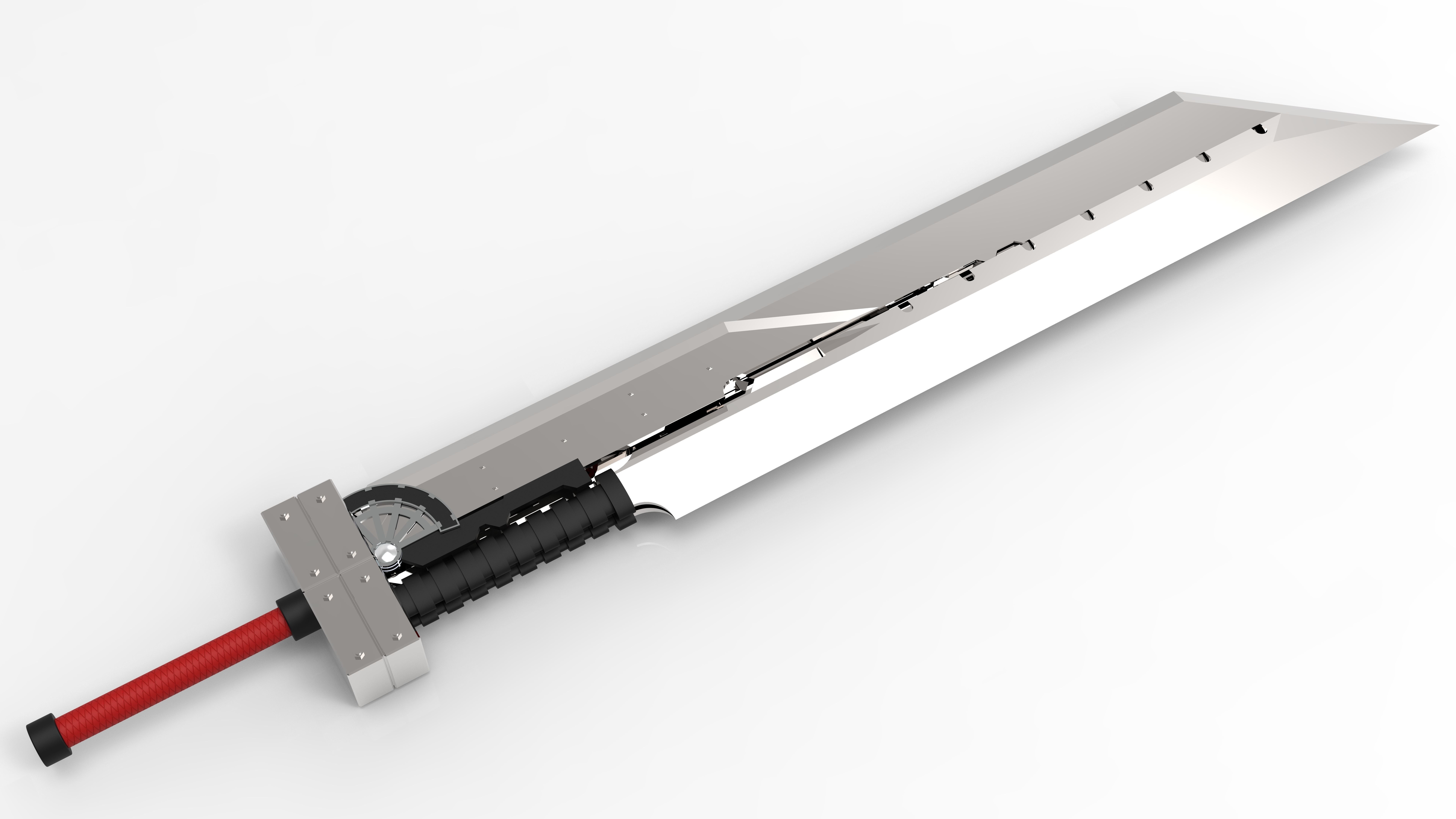 Clouds Fusion Sword 3D model animated | CGTrader