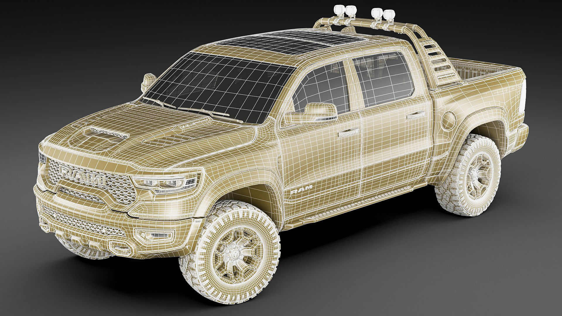 Ram 1500 TRX 2021 3D model | CGTrader