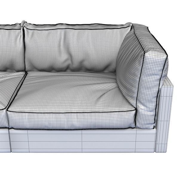 Sofa SQUARE GROUND - DE PADOVA 3D model | CGTrader