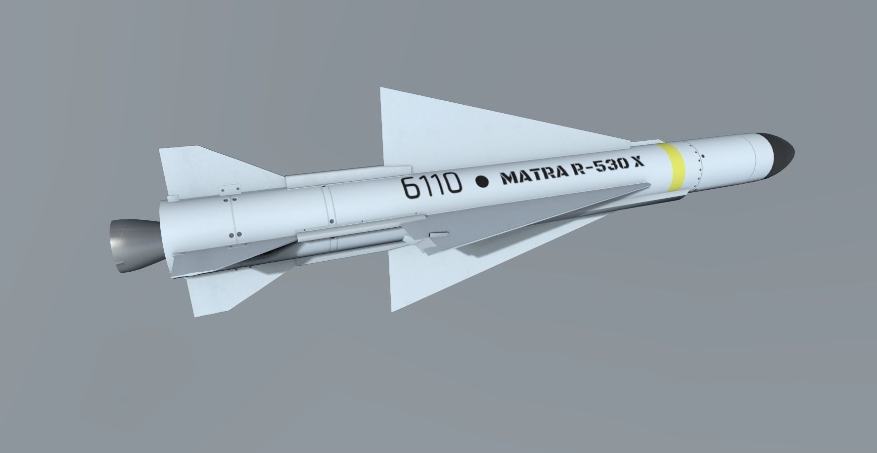 3D model Matra 530 Missile VR / AR / low-poly | CGTrader