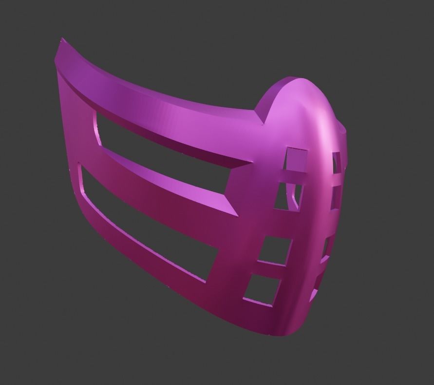 Rain mask from Mortal Kombat 11 - Classic 3D model 3D printable | CGTrader