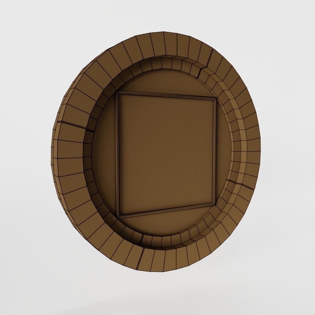 3D model Round Wooden Window VR / AR / low-poly | CGTrader