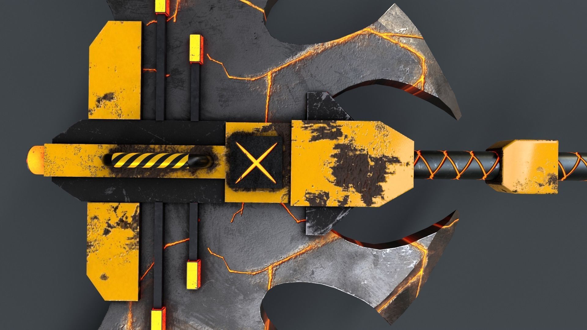 3D model Sci-Fi Axe V4 - 02 VR / AR / low-poly | CGTrader