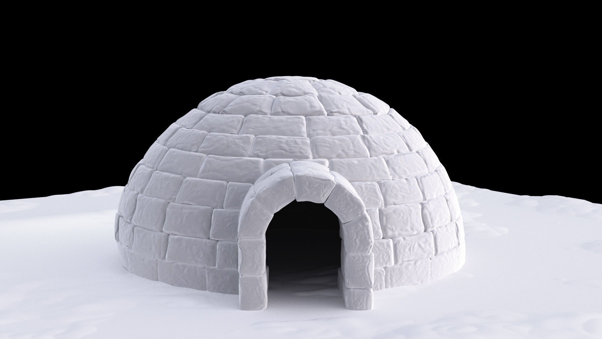 Igloo 3D model | CGTrader
