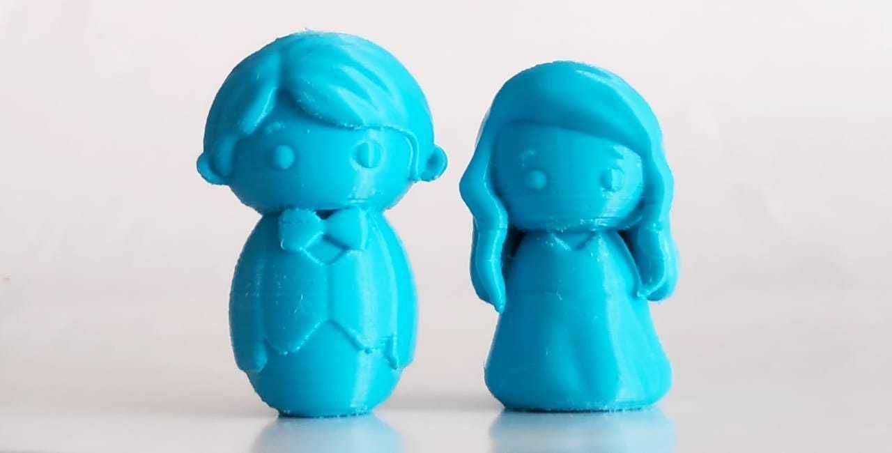 Wedding Cake Topper 3D model 3D printable | CGTrader