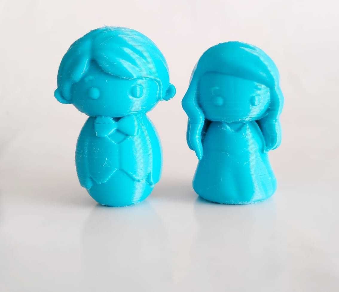 Wedding Cake Topper 3D model 3D printable | CGTrader
