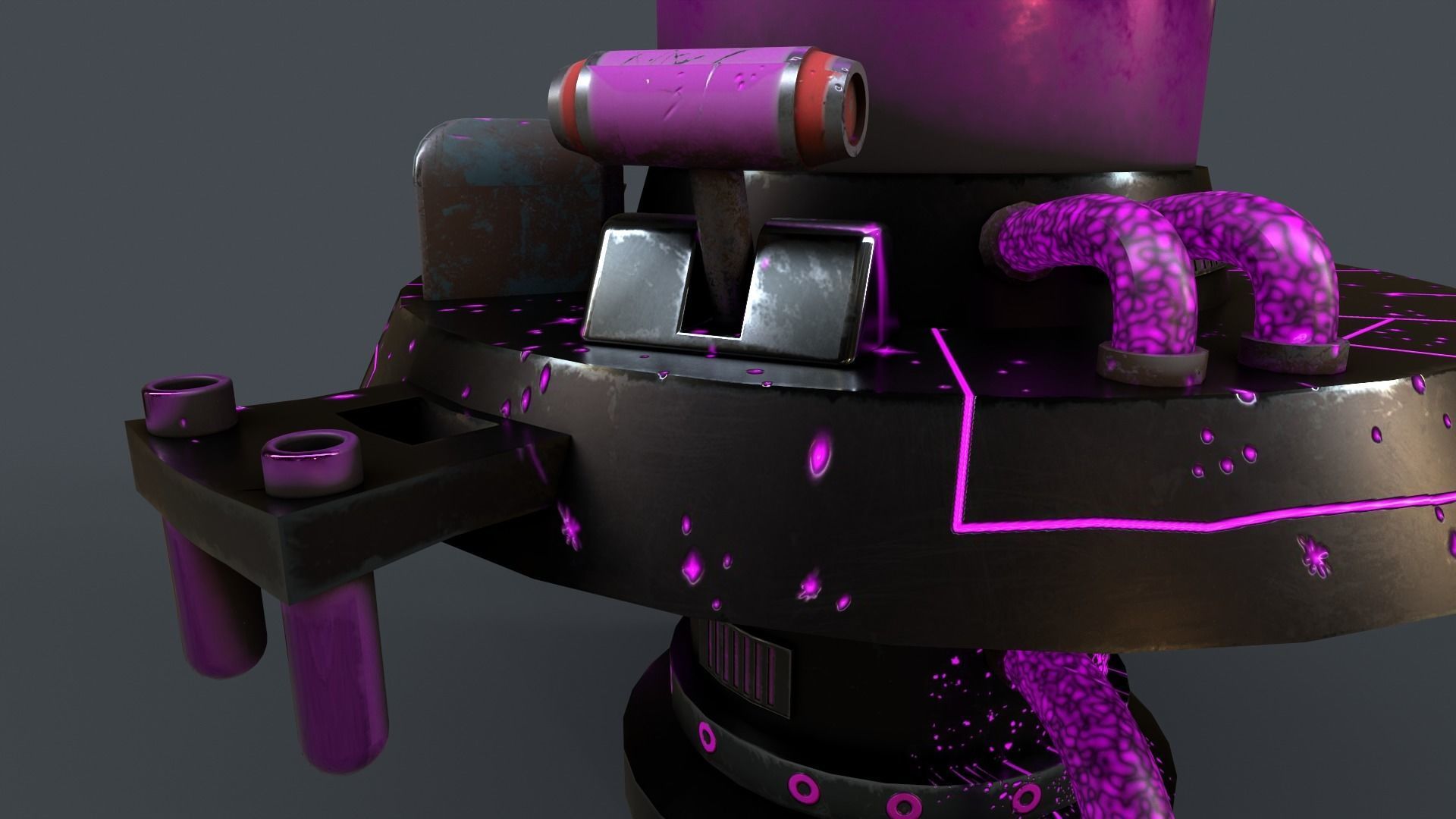 3D model Sci-Fi Production Machine 02 VR / AR / low-poly | CGTrader