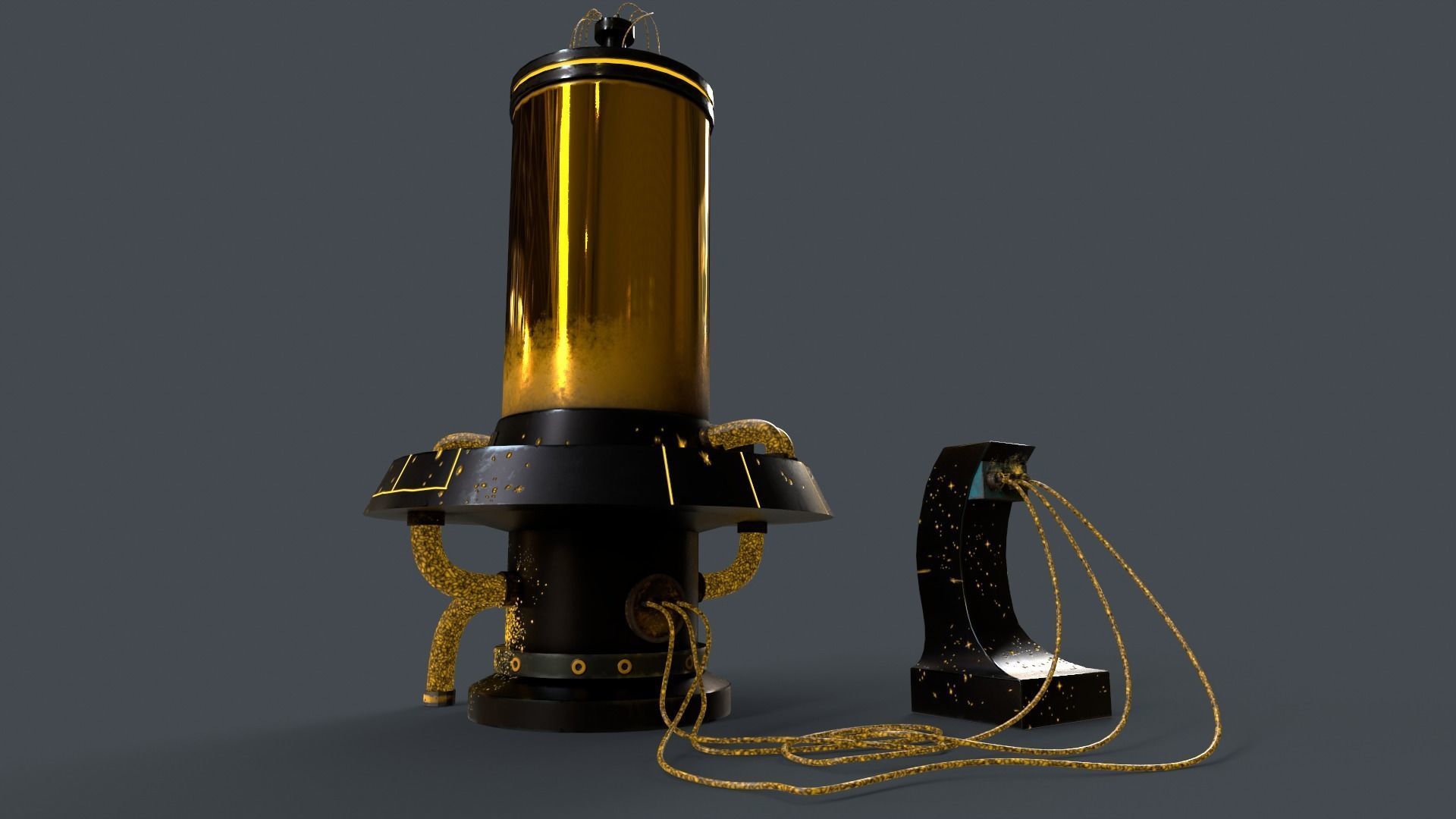 3D model Sci-Fi Production Machine 03 VR / AR / low-poly | CGTrader