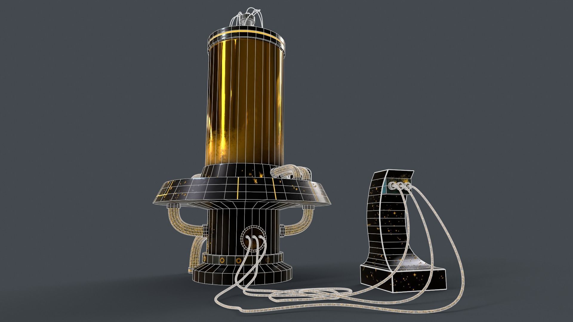 3D model Sci-Fi Production Machine 03 VR / AR / low-poly | CGTrader