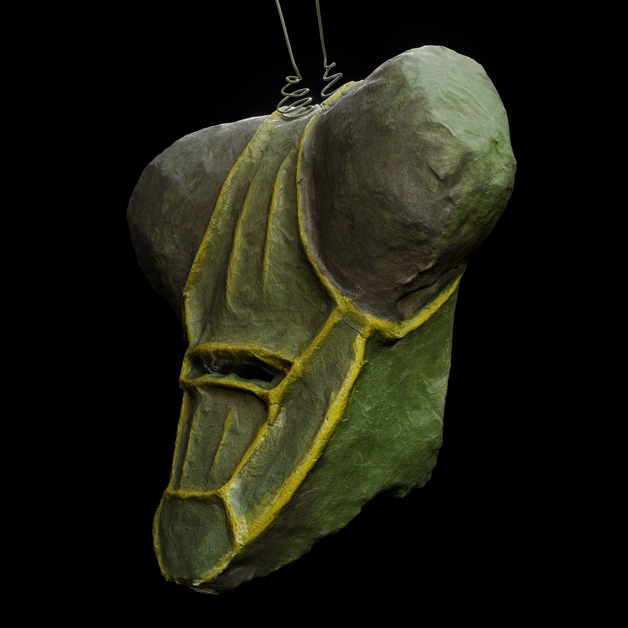 Praying Mantis Mask - 3D Scan free 3D model | CGTrader